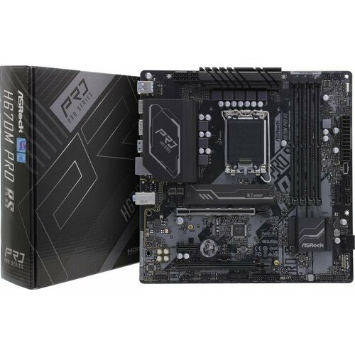 Материнская плата для настольного ПК ASRock H670M PRO RS