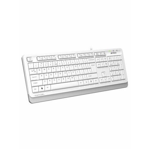 Клавиатура Fstyler FKS10 белый/серый USB (FKS10 WHITE)