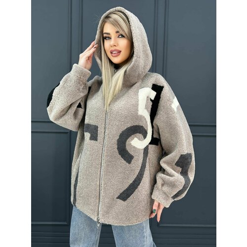 Куртка  Karmelstyle, размер 54, коричневый