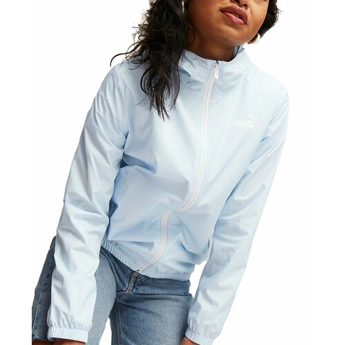 Куртка спортивная PUMA Essentials Solid Windbreaker, размер 44, голубой