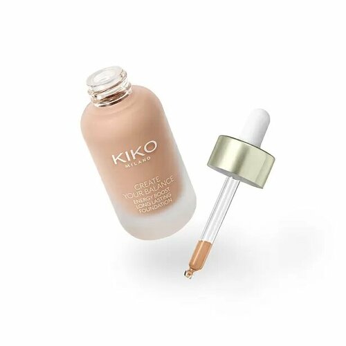 Kiko Milano Тональный крем CREATE YOUR BALANCE ENERGY BOOST LONG LASTING FOUNDATION, 06 Caramel