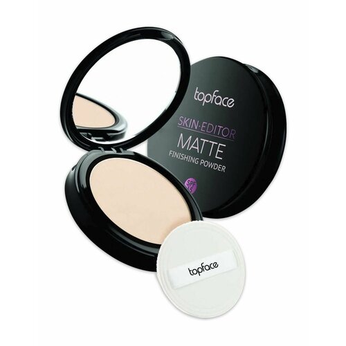 Матирующая пудра для лица / 1 1 / Topface Skin Editor Matte Finishing Powder SPF 15