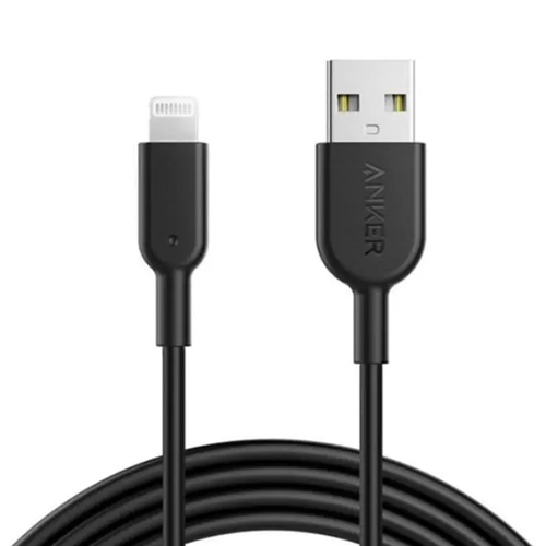 Кабель Anker PowerLine II USB-A - Lightning 3 м (A8434H12) черный