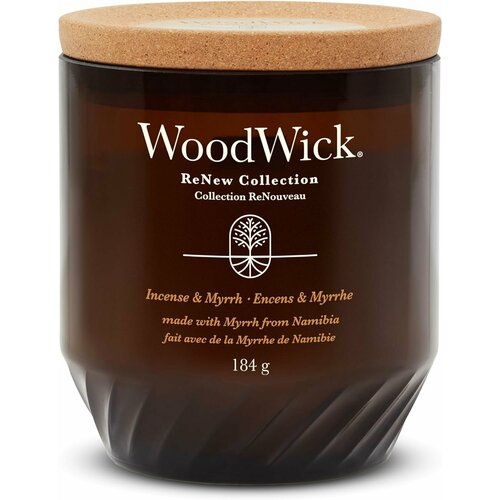 Woodwick/ Свеча средняя Ладан и мирра 184гр.