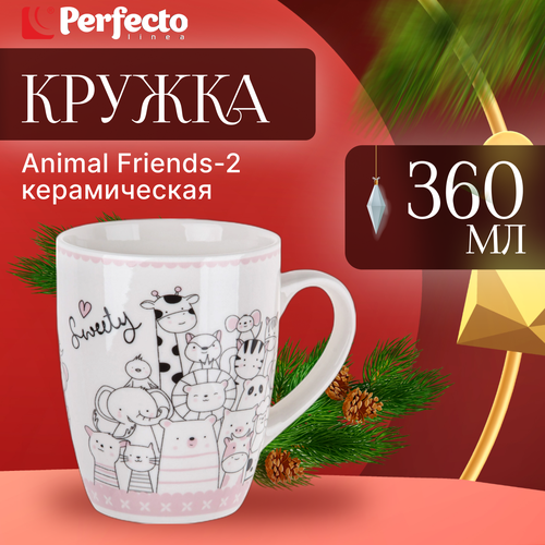 Кружка керамическая PERFECTO LINEA Animal Friends-2 360 мл (30-063442)