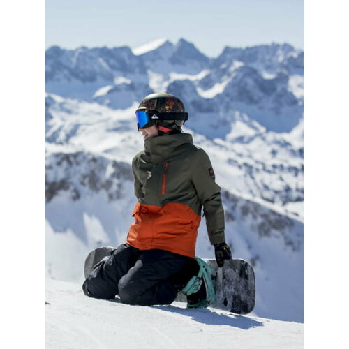 Куртка Quiksilver, размер 12 лет, зеленый