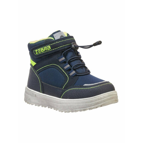 Ботинки Зебра, размер 30, зеленый, синий