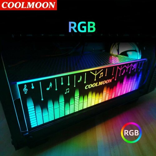 Планка для блока питания с RGB Coolmoon