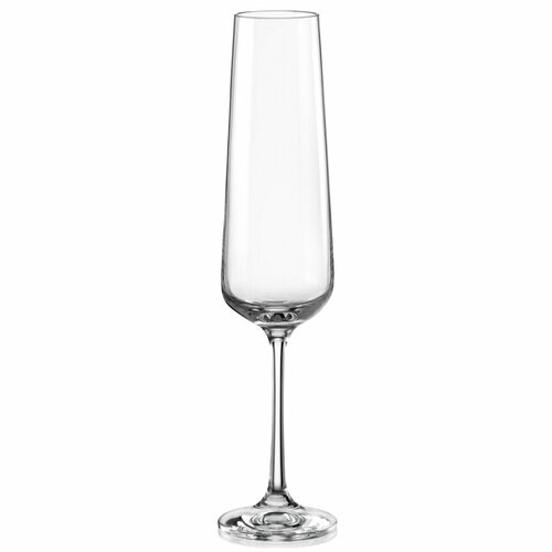 Набор бокалов crystalex сандра 6шт 200мл шампань стекло