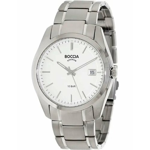 Наручные часы BOCCIA 3608-03, белый, серебряный