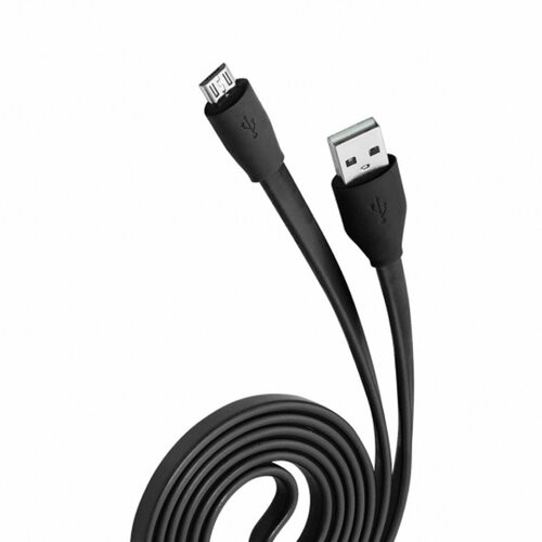 Кабель USB А - micro USB черный 1,0 м OLMIO