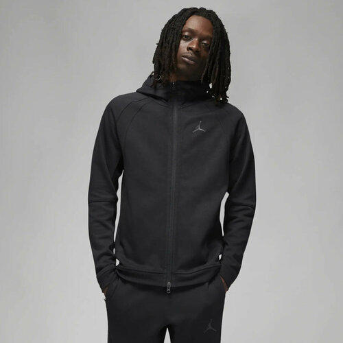 Толстовка NIKE Толстовка Nike Jordan Air Fleece DQ7323-010, размер M, черный