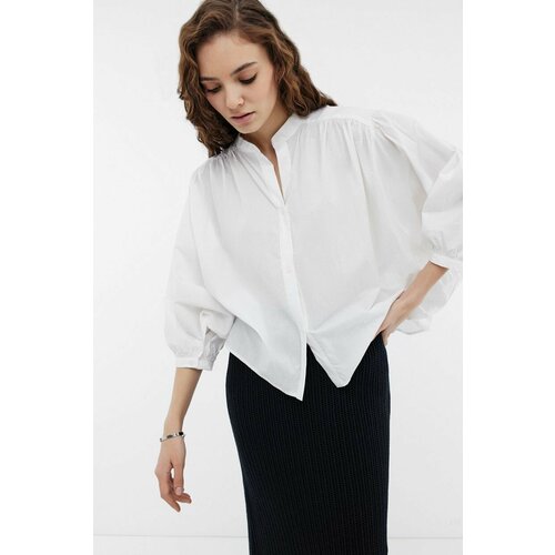 Блуза Baon, B1724030, размер 44, белый