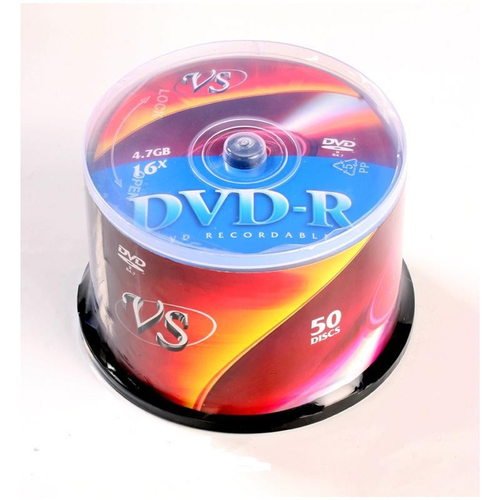DVD-R VS Носители информации DVD-R, 16x, VS, Cake/50, VSDVDRCB5001