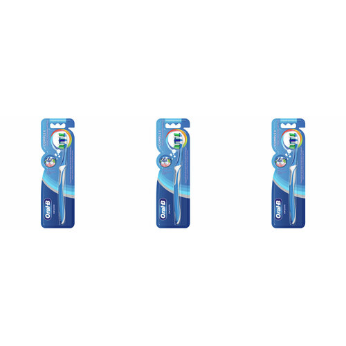 Oral-B Зубная щетка Complex Пятисторонняя чистка 40 средняя, 3шт