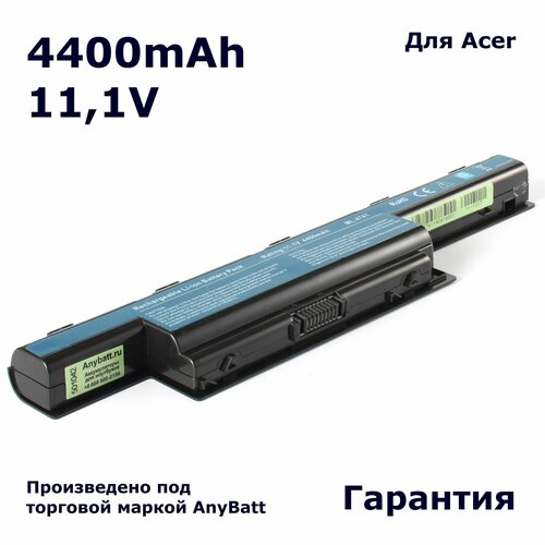 Аккумулятор AnyBatt 4400mAh, для Aspire E1-571G-53236G75Mnks V3-571G-73636G50Makk 5551-P323G255742G-333G25Mikk 5750ZG-B964G50Mnkk