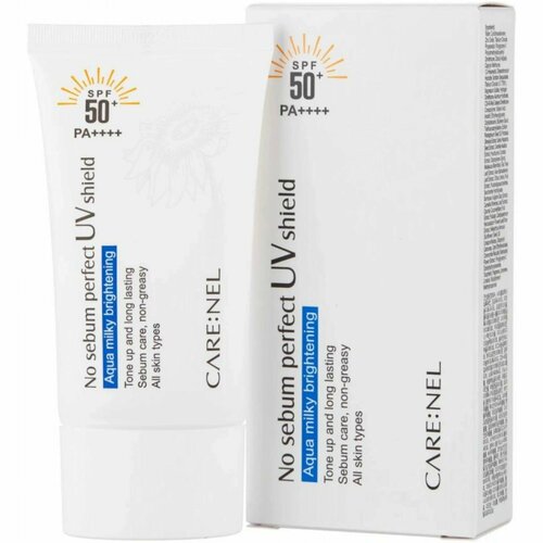 Care: Nel Крем солнцезащитный матирующий No sebum perfect UV shield SPF 50+ 50 мл.