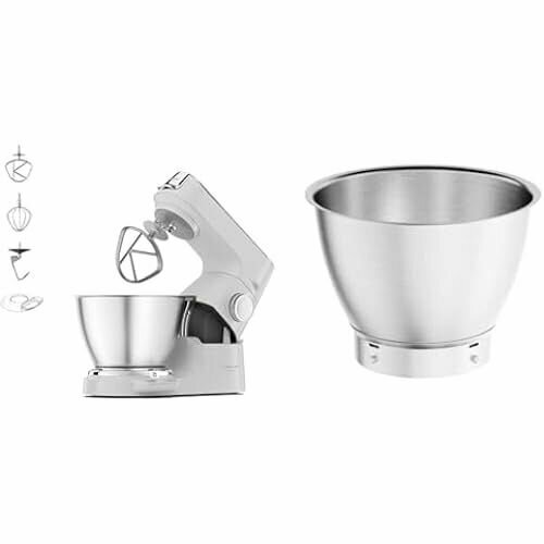 Кухонный комбайн со встроенными весами Kenwood Titanium Chef Baker KVC65.001WH 1200 Вт