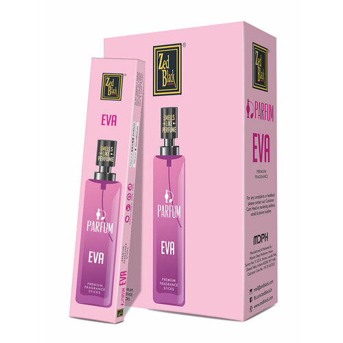 Parfum EVA Premium Fragrance Sticks, Zed Black (Парфюм ЕВА премиум благовония палочки, Зед Блэк), уп. 15 г.