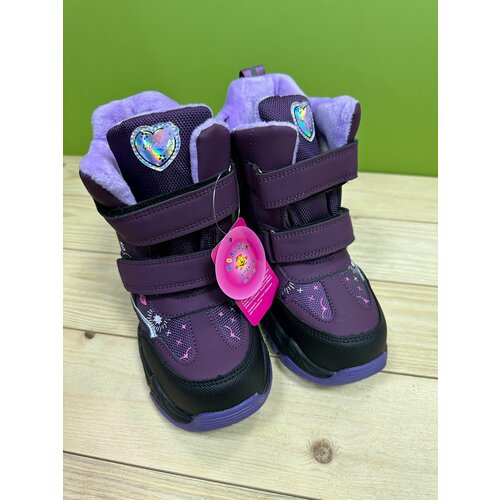 Ботинки, размер 30, фиолетовый