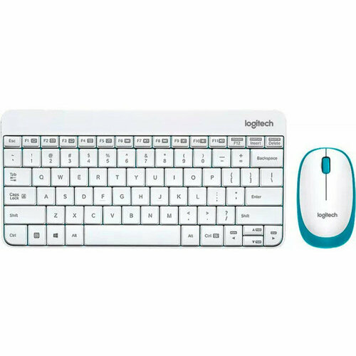Набор периферии Клавиатура + мышь Logitech MK245 Nano (белый)