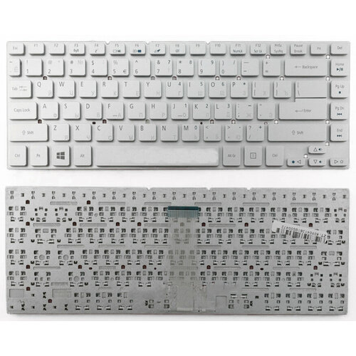 Клавиатура для ноутбука Acer 904IR07C1D серебристая