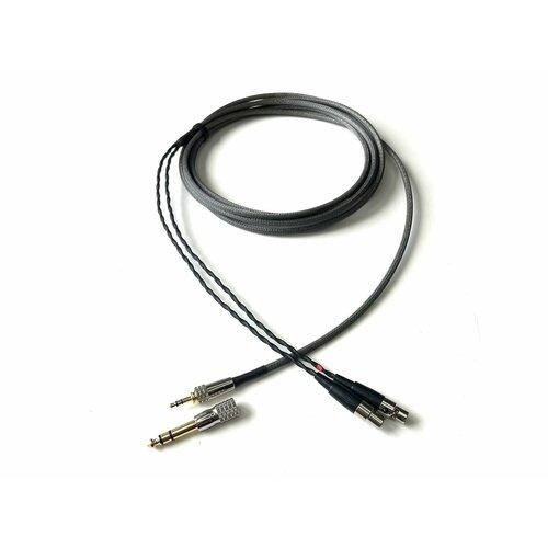 Высококачественный авторский кабель 1,2м для Audeze Kennerton Aeon Odin и др. с Jack 3.5mm и переходником на Jack 6.35mm