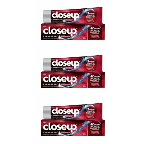 CloseUp Зубная паста Жаркая мята , 100 мл - 3 шт