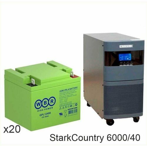 Stark Country 6000 Online, 12А + WBR GPL12400