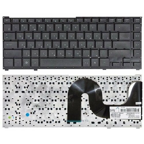 Клавиатура для ноутбука HP 6037130039703 черная без рамки