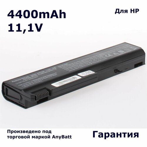 Аккумулятор AnyBatt 4400mAh, для HP- ProBook 6555b (WD724EA) 6445b 6550b (WD705EA) WD705EA 645 G1 (F4N62AW) F4N62AW 6450b (WD774EA)