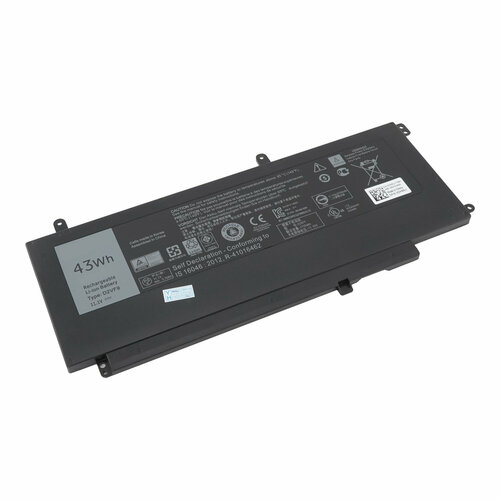 Аккумуляторная батарея (аккумулятор) D2VF9 для ноутбука Dell Inspiron 15 7547 11.1V 3840mAh черная
