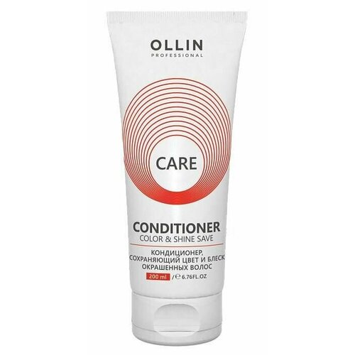 Ollin Care Кондиционер, сохраняющий цвет и блеск окрашенных волос Color&Shine Save Conditioner 200мл