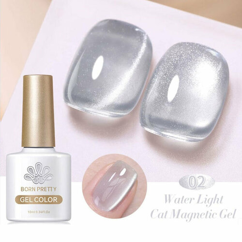 Born Pretty, Water Light Cat Magnetic Gel- магнитный гель-лак кошачий глаз WL-02, 10 мл