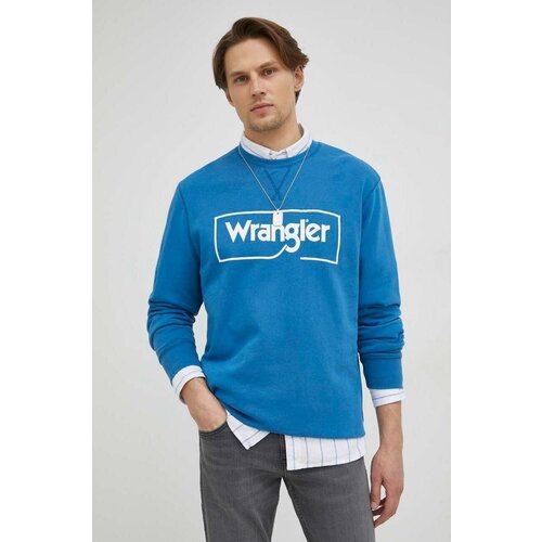 Лонгслив Wrangler, размер M, синий