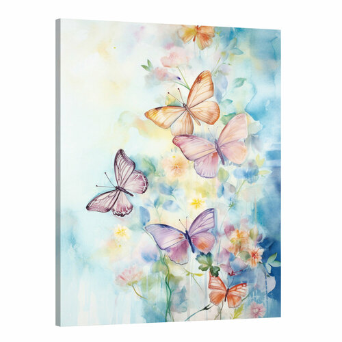 Интерьерная картина 50х70 "Магия бабочек"