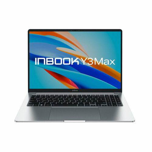 Ноутбук Infinix INBOOK Y3 MAX YL613, 16" (1920x1080) IPS/Intel Core i5-1235U/16ГБ DDR4/512ГБ SSD/Iris Xe Graphics/Без ОС, серебристый (71008301570)