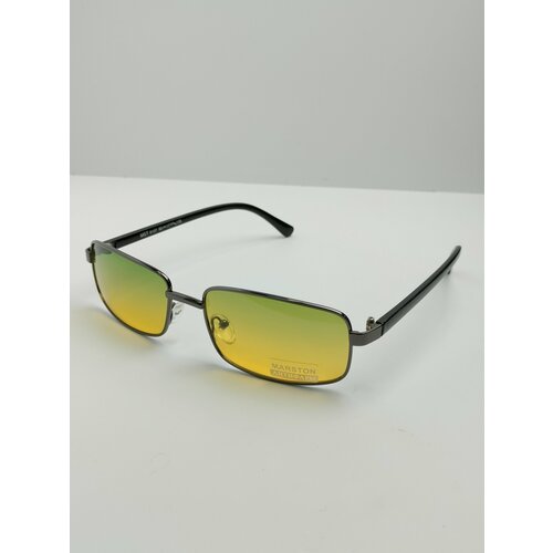 Солнцезащитные очки Marston Book Services MST8113-С3, зеленый, желтый