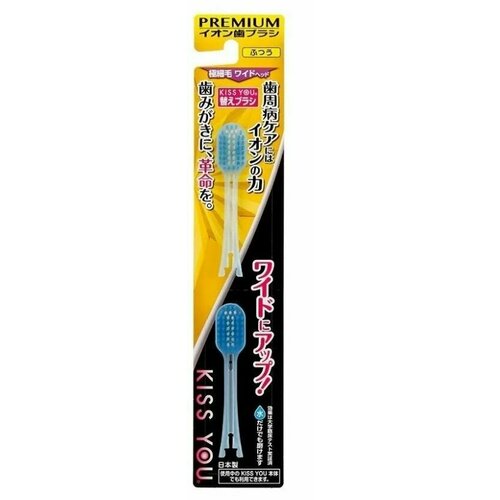 Hakuba Dental Сменные головки для ионной зубной щётки широкой, мягкие, 2 шт