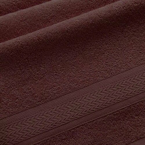 Махровое полотенце Comfort Life Утро (коричневый), 50х80