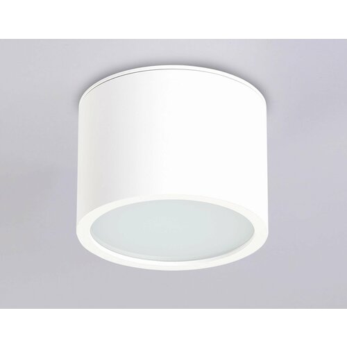 Спот, Накладной точечный светильник со сменной лампой GX53 с высокой степенью пылевлагозащиты IP44, max 15W D82*60, белый