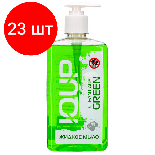 Комплект 23 штук, Мыло жидкое IQUP Clean Care Luxe помпа-дозатор ПЭТ 0.5л