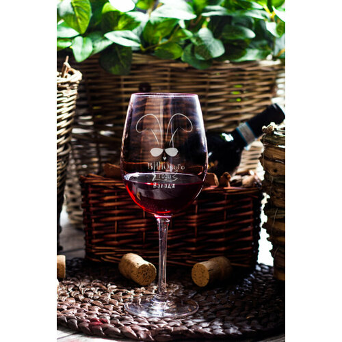 Бокал для вина винового года Володя