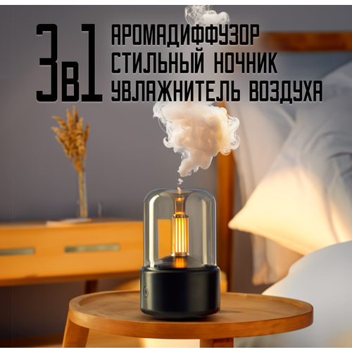 Увлажнитель воздуха, настольная лампа, аромадиффузор электрический