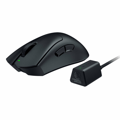 Беспроводная игровая мышь Razer DeathAdder V3 Pro + HyperPolling Wireless Dongle Bundle