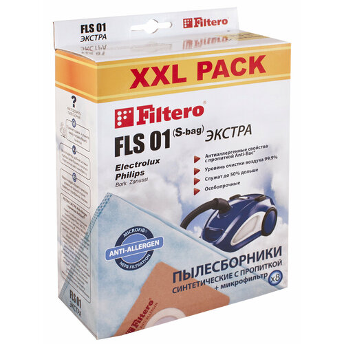 Мешки-пылесборники Filtero FLS 01 (S-bag) 8 штук + фильтр