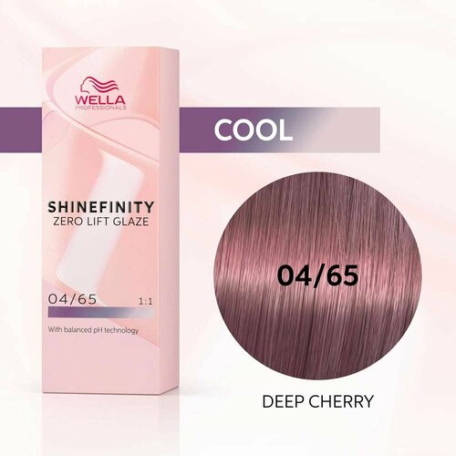 Wella SHINEFINITY 04/65 Гель-крем Темная Вишня 60 мл