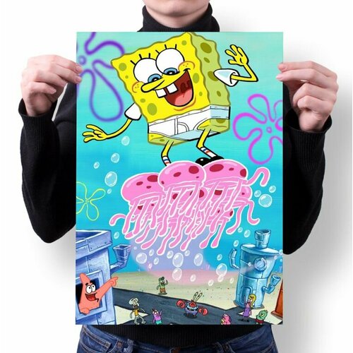 Плакат Губка Боб, SpongeBob №8, А2