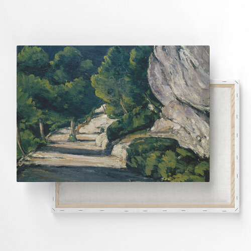 Картина на холсте, репродукция / Cezanne Paul / Сезанн Поль - Пейзаж / Размер 80 x 106 см
