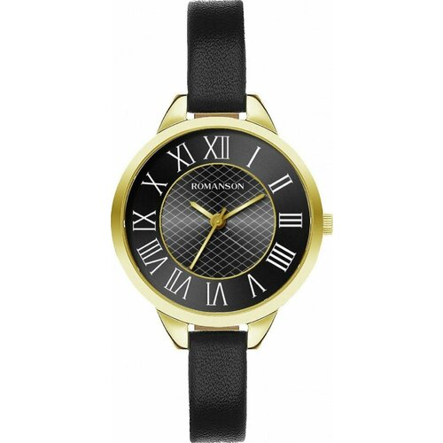 Наручные часы ROMANSON RL 0B05L LG(BK), черный